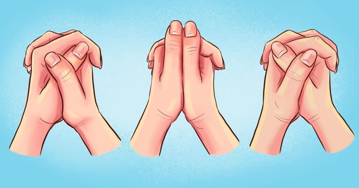 Překřížené prsty na rukou o vás mnohé napoví | DámskýDeník.cz