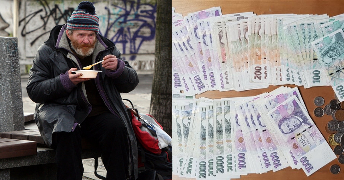 Bezdomovec našel peněženku a to mu změnilo život